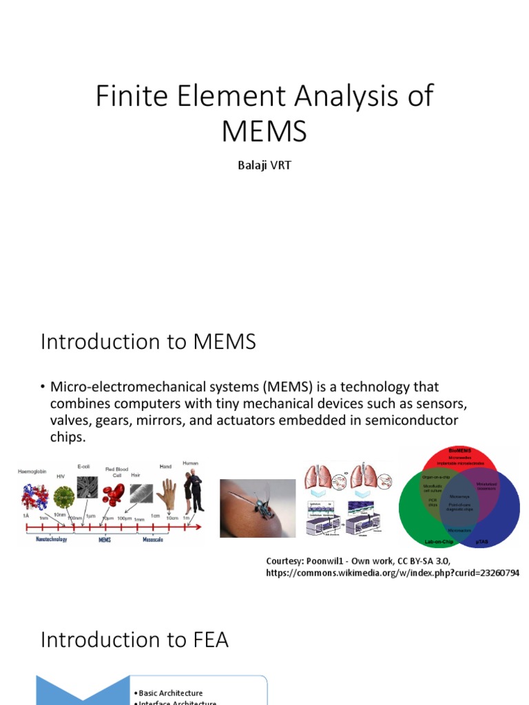FEM Applications in MEMS Design | PDF | Technology & Engineering