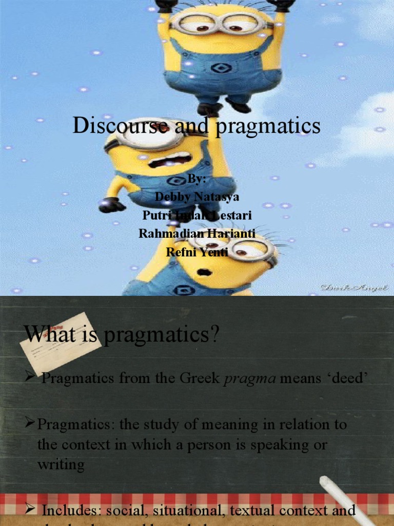 Discourse and Pragmatics | Download Free PDF | Discourse | Context (Language Use)