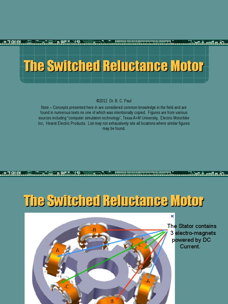 The Switched Reluctance Motor | PDF | Technology & Engineering