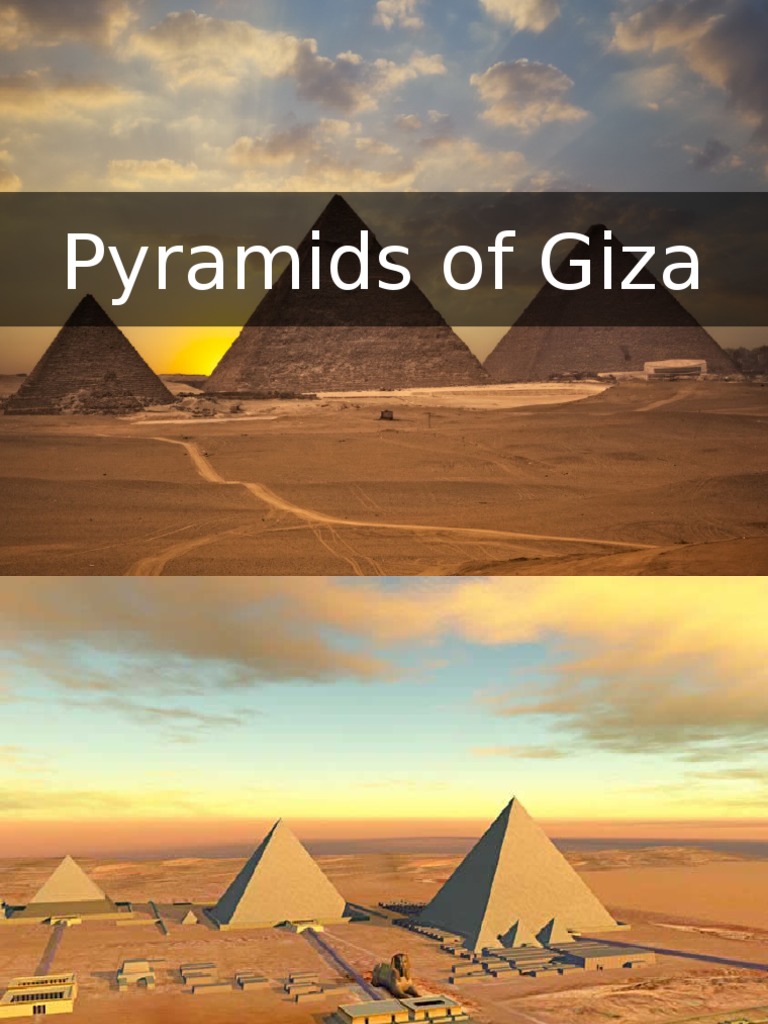 Pyramids of Giza | PDF | Egyptian Pyramids | Ancient Egypt
