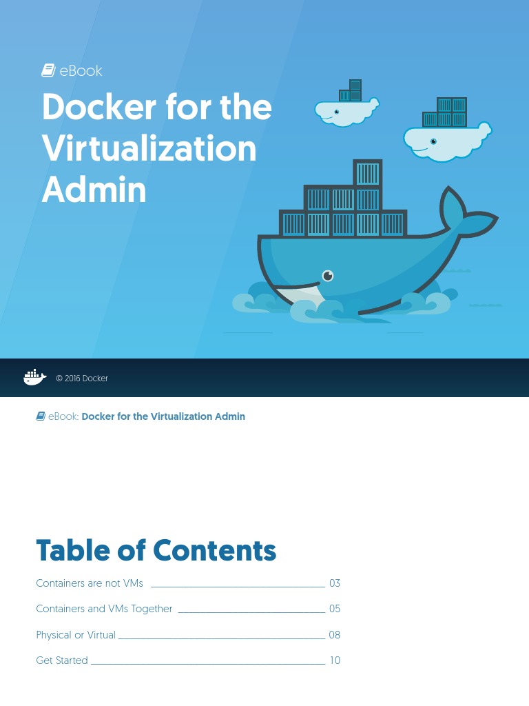 Docker for Virtualization Admin eBook | Virtual Machine | Hyper V