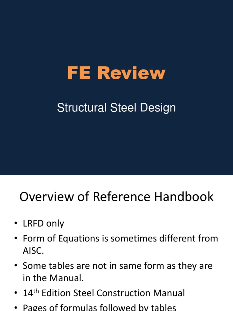Structural Steel Design Handbook Review | PDF | Nature