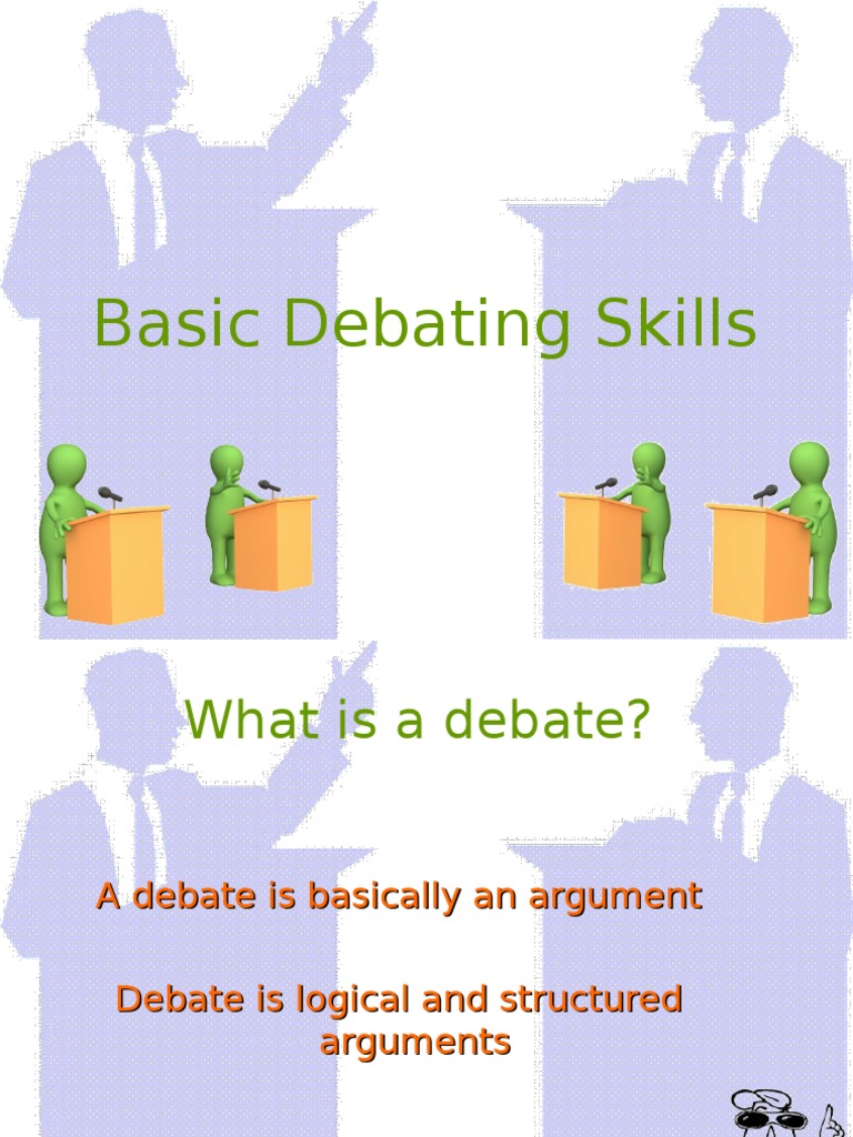 Basic Debating Skills | PDF | Argument | Philosophical Theories