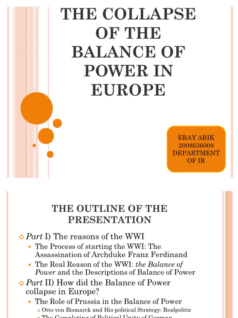 The History of Balance of Power in Europe | PDF | Otto Von Bismarck ...
