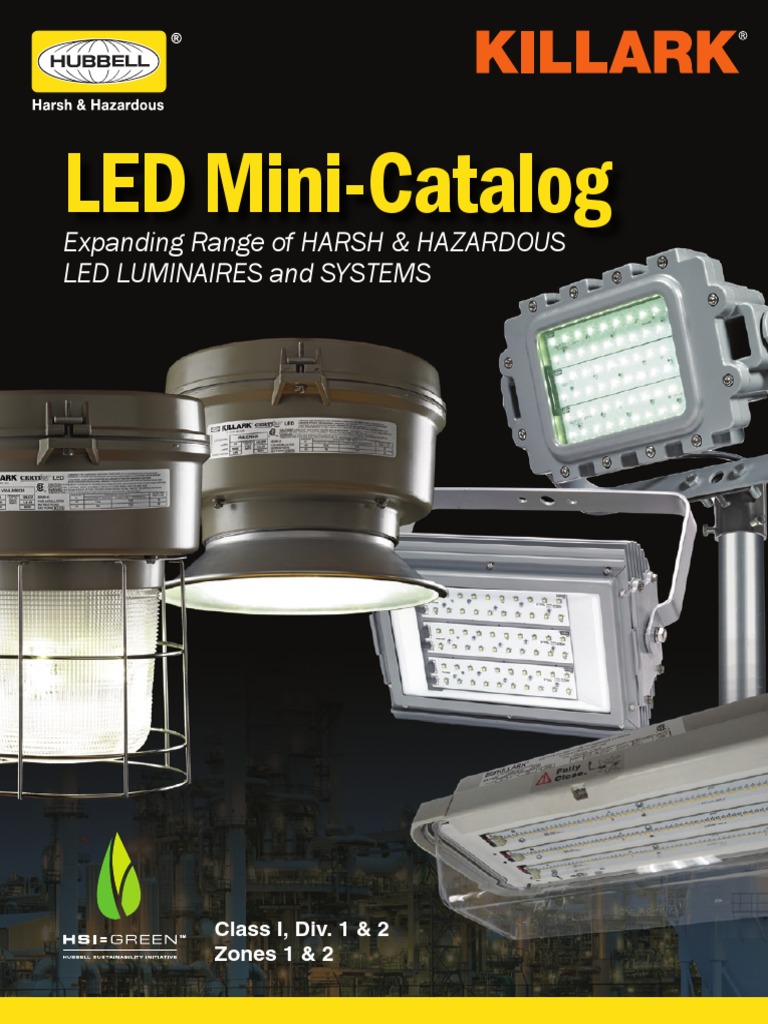 HKMC-Killark Mini Cat LED Draft 042315 | PDF | Lighting | Light ...