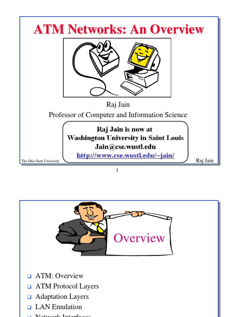 ATM Networks - An Overview | PDF | Asynchronous Transfer Mode | Network ...