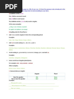 Class 11 English Grammar Overview | PDF