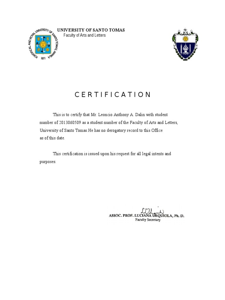 Dalin Paper Ust | PDF