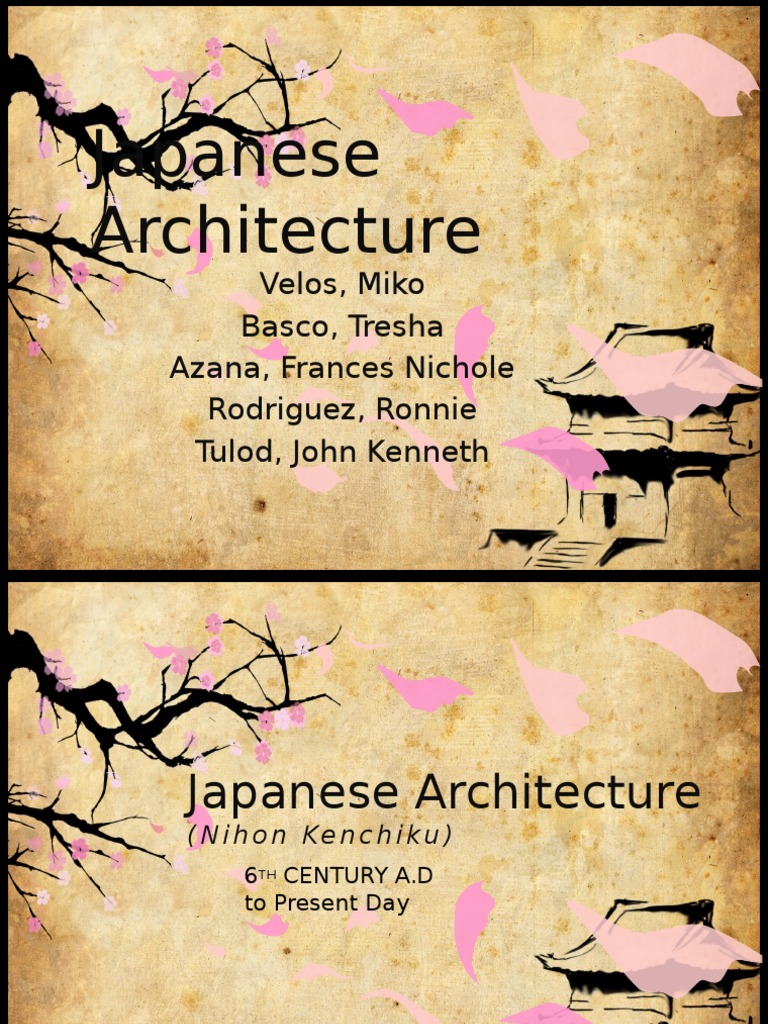Japanese Architecture | PDF | Architectural Elements | Architectural Design