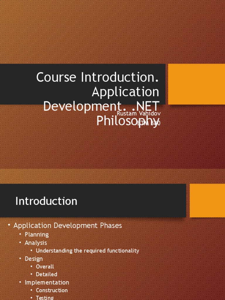 Murach C# Lecture 1 Slides BTM380 Programming | PDF | Computer Program | Programming