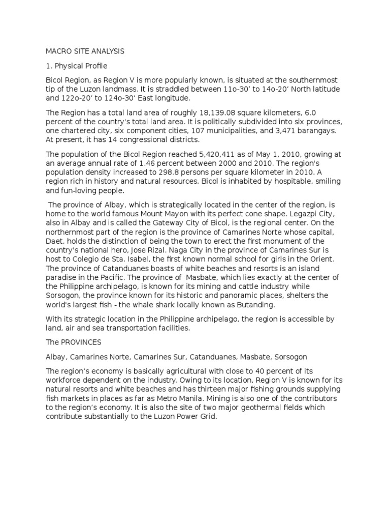 Macro Site Analysis | PDF | Rain | Drainage Basin