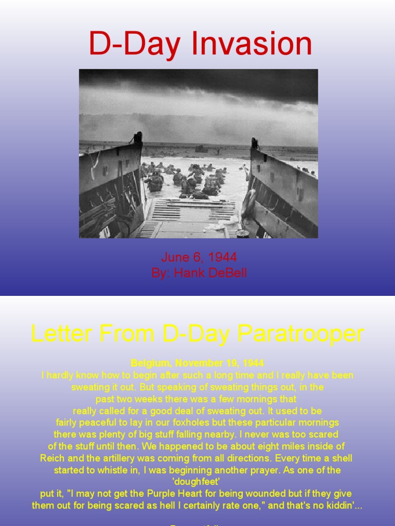 D-Day Invasion | PDF | Normandy Landings | Operation Overlord