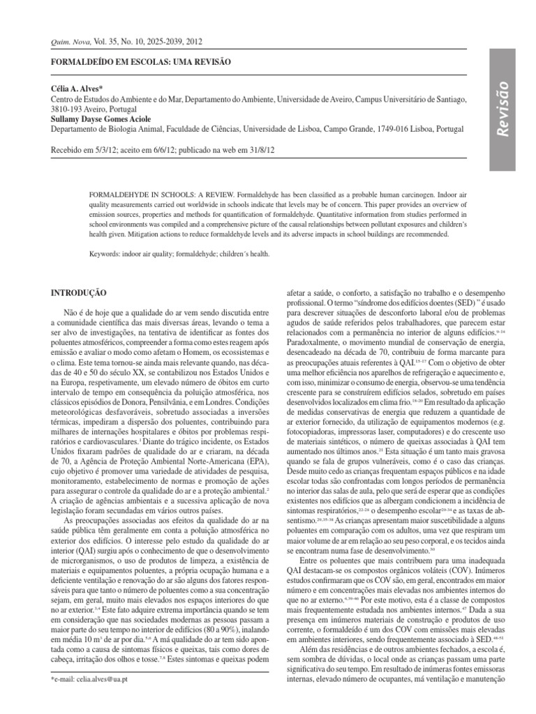 Formaldeido | PDF | Formaldeído | Metabolismo