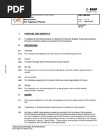 Hot Tapping Safety Procedure Checklist | PDF | Welding | Construction