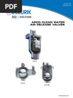 APCO Air Valve Sizing Guide | PDF | Pump | Valve