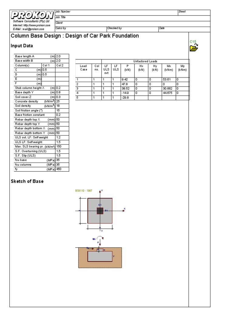 Footing Design | PDF | Building Materials | Structural Engineering