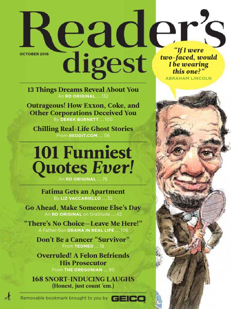 Reader's Digest - October 2016 | PDF | Coupon | Fee