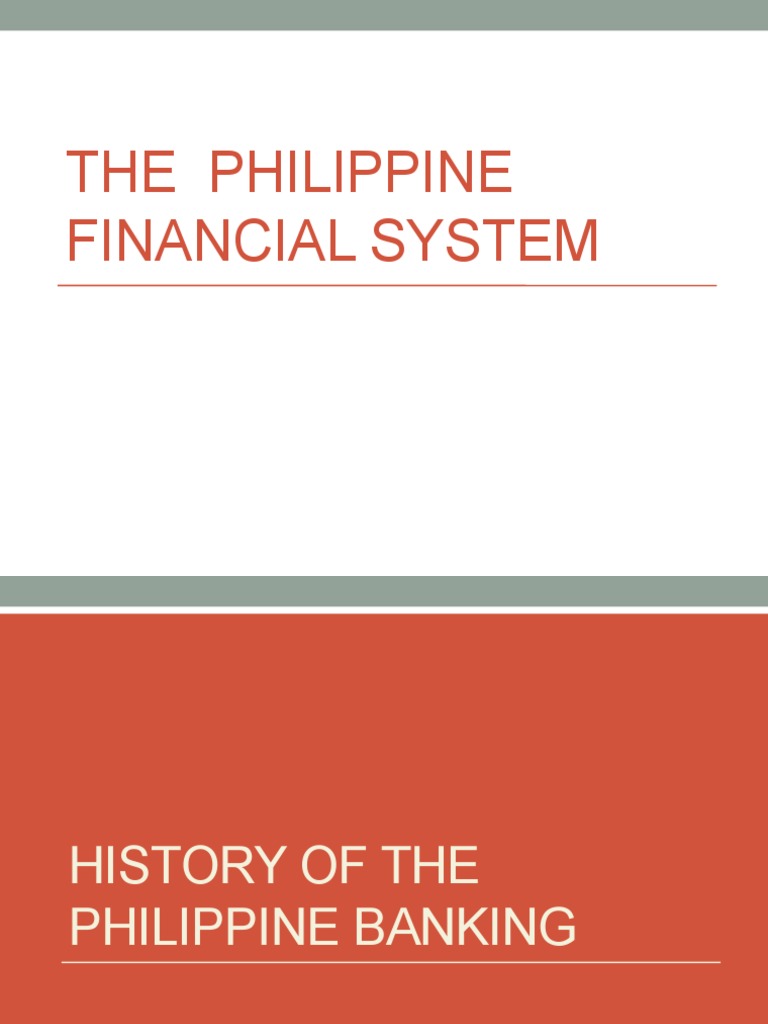 The Philippine Financial System | PDF | Banks | Money
