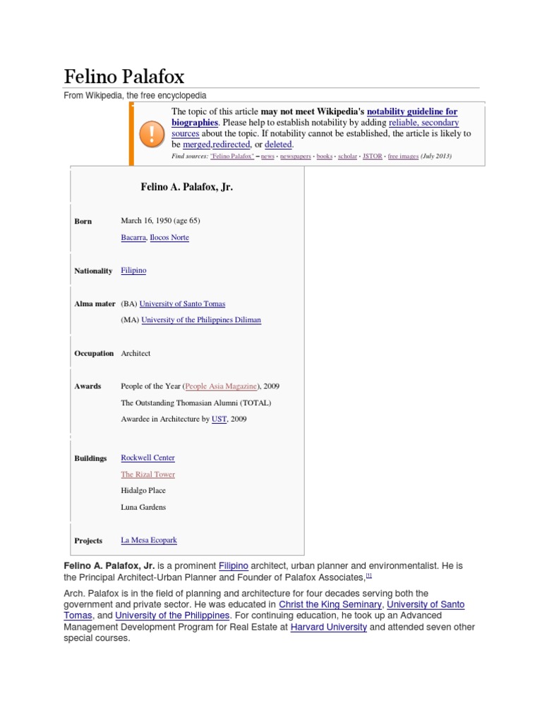 Felino Palafox | PDF | Traffic Congestion | Transport