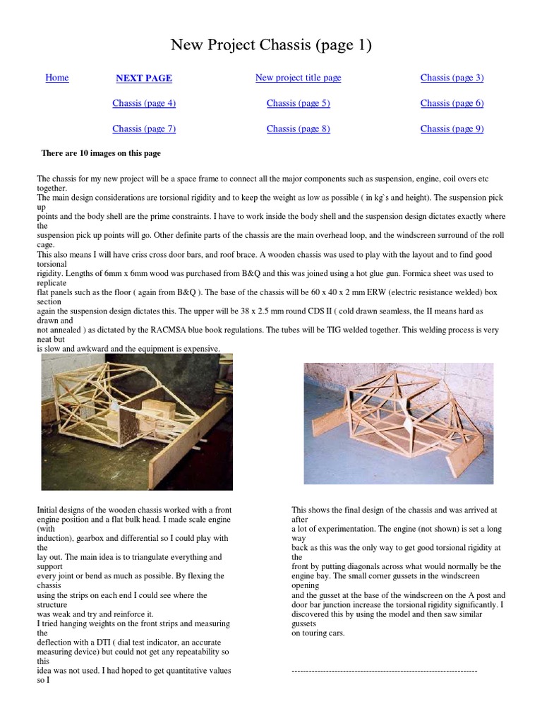 Design and Construction of a Space Frame Chassis - Exploring Different ...