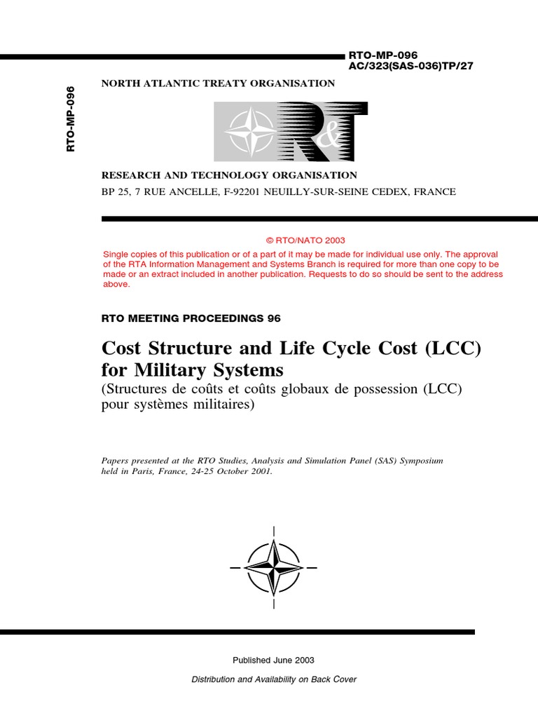 LCC For Military System | PDF | Cost–Benefit Analysis | Life Cycle ...