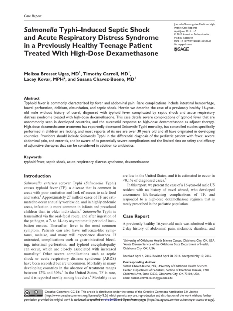 Salmonella | PDF | Salmonella | Sepsis