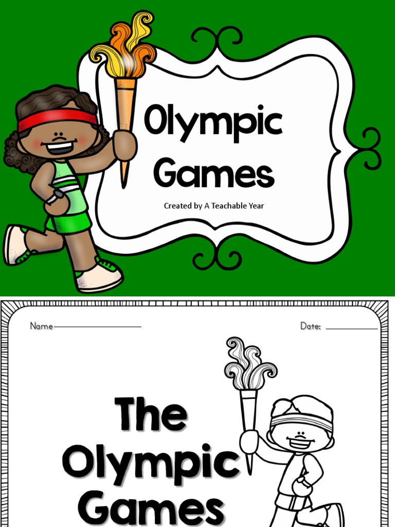 Olympic Games Vocabulary Pack by A Teach Able Year | PDF