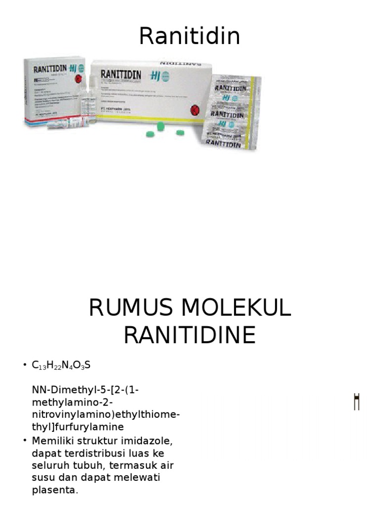 RANITIDIN | PDF | Pharmacology | Organic Compounds