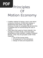 Principles of Motion Economy | PDF | Lighting | Screw