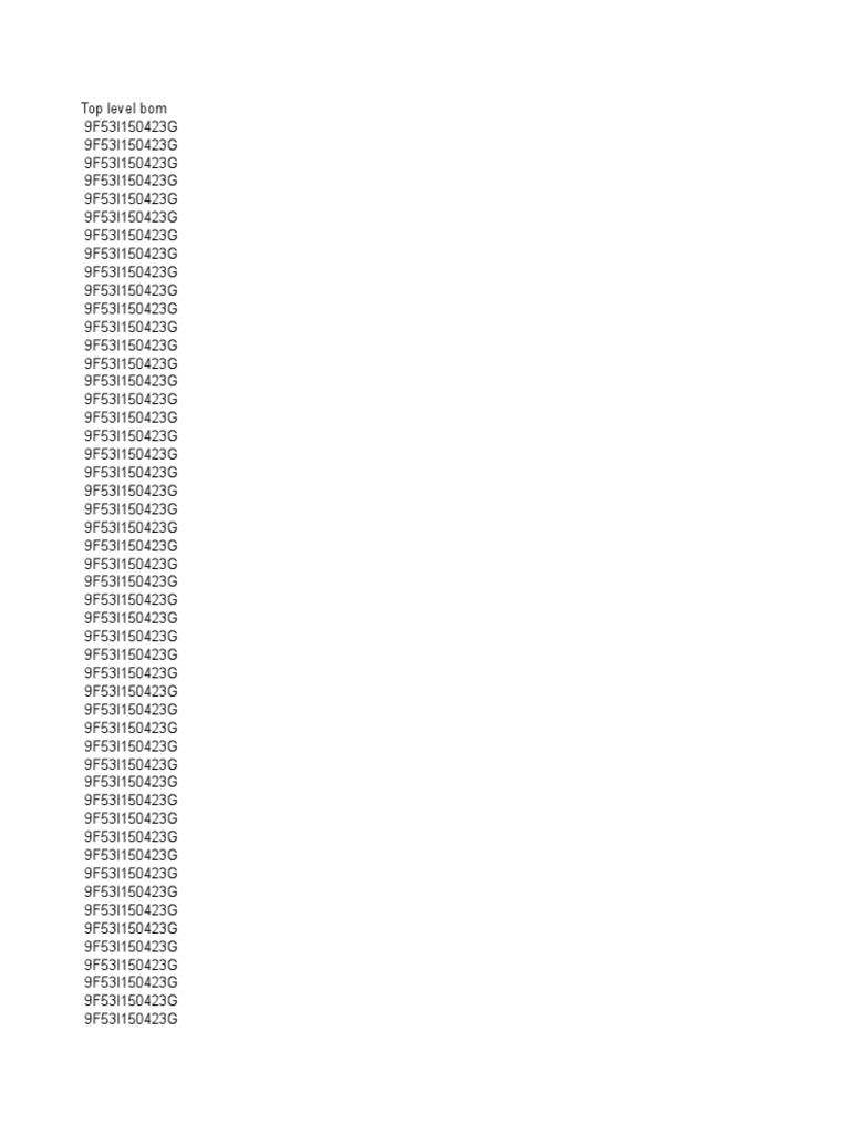 PWR CPS Bill of Material Struc 240510 2 | PDF | Semiconductor Devices ...