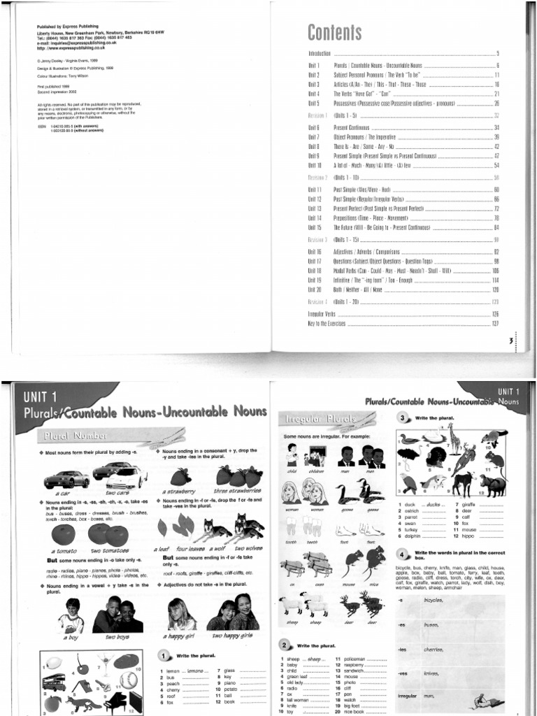 Grammarway 1 With Answers | PDF