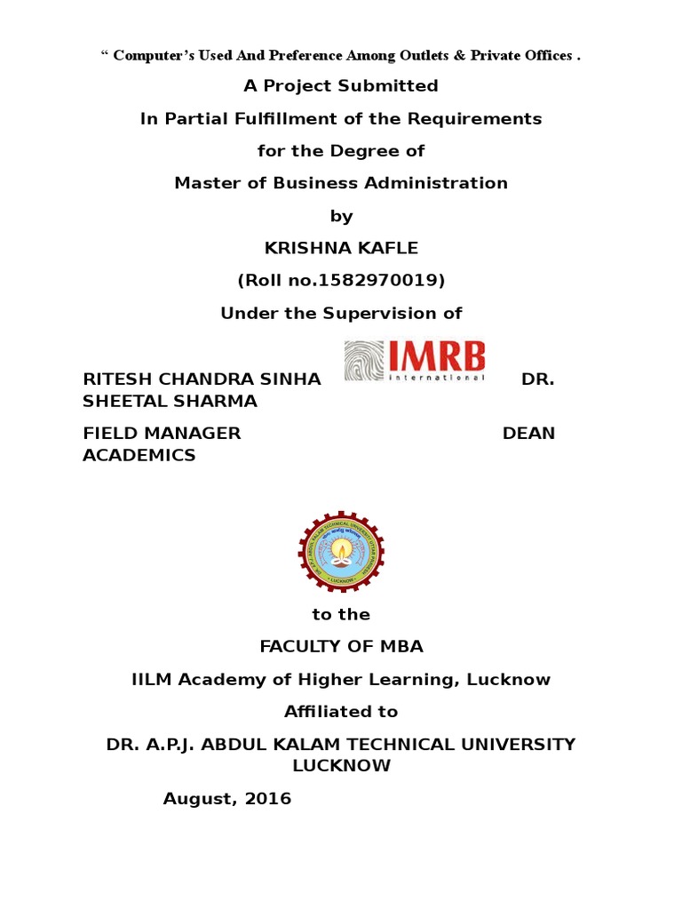 Computer Operator | PDF | Sampling (Statistics) | Hypothesis