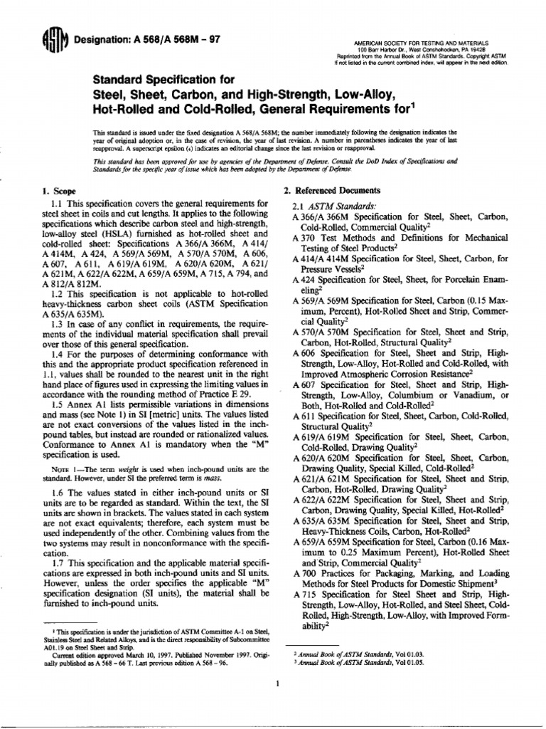 ASTM A-568