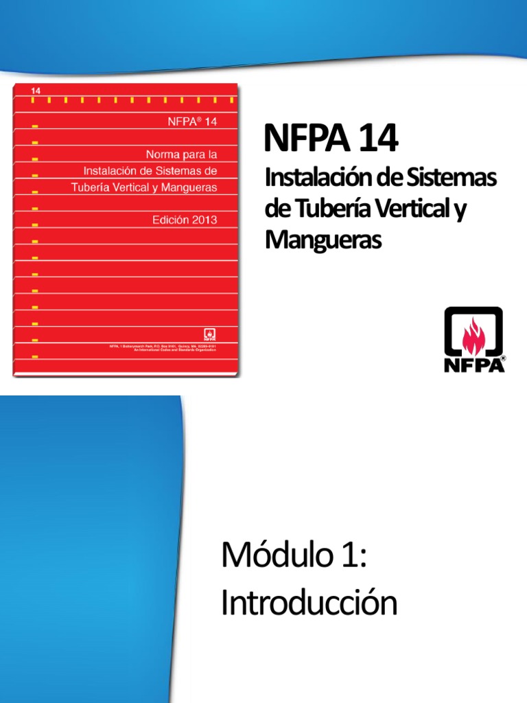 Nfpa 14-13e | PDF | Tubería (transporte de fluidos) | Bomba