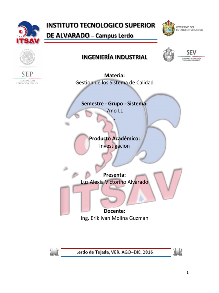 Instituto Tecnologico Superior De Alvarado: Campus Lerdo | Gestión de ...
