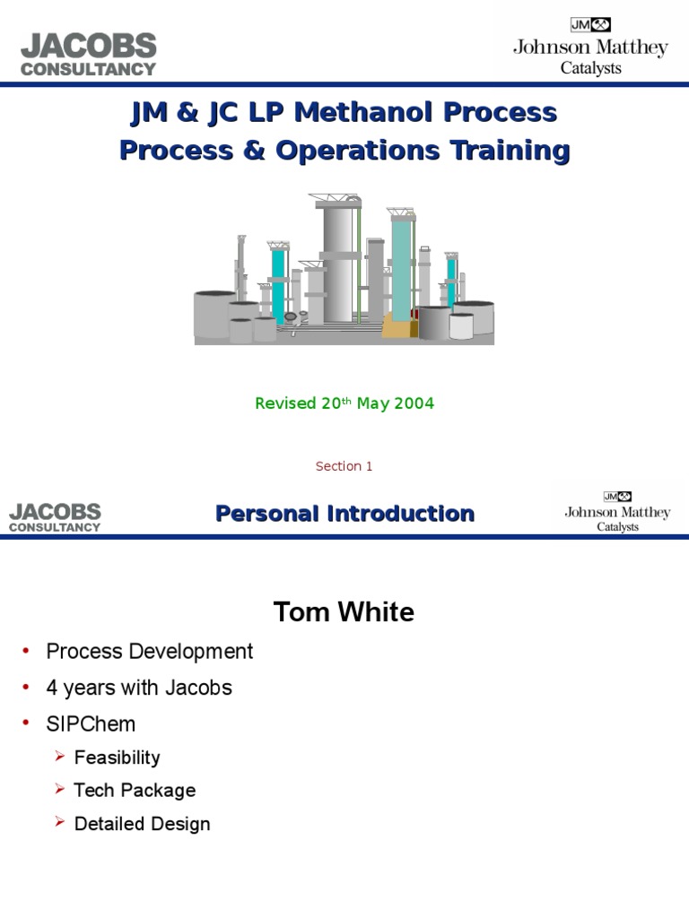 JM & JC LP Methanol Process: An Introduction to the Methanol Production ...