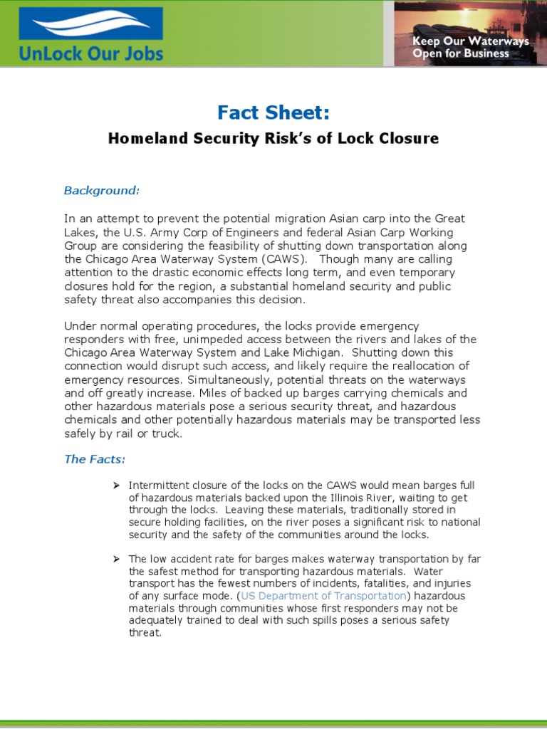 Fact Sheet: Homeland Security | PDF | Dangerous Goods | Safety