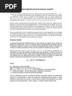 Prueba de Duncan en Estadística | PDF | Análisis de variación ...