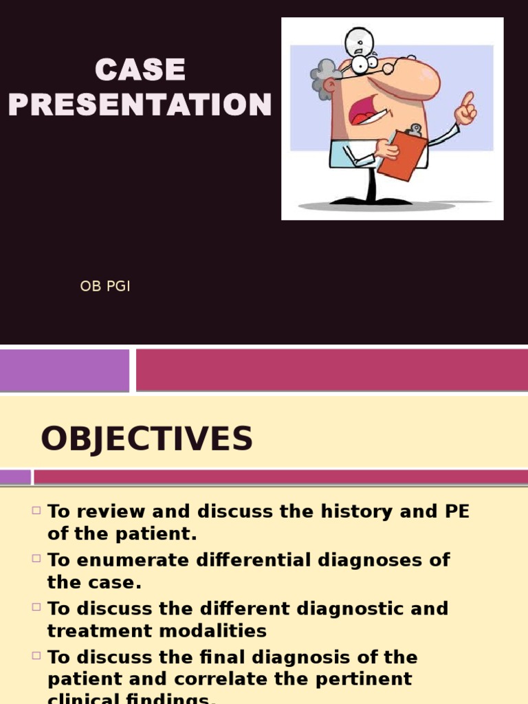 Ob Case Presentation GDM | PDF | Childbirth | Menstruation