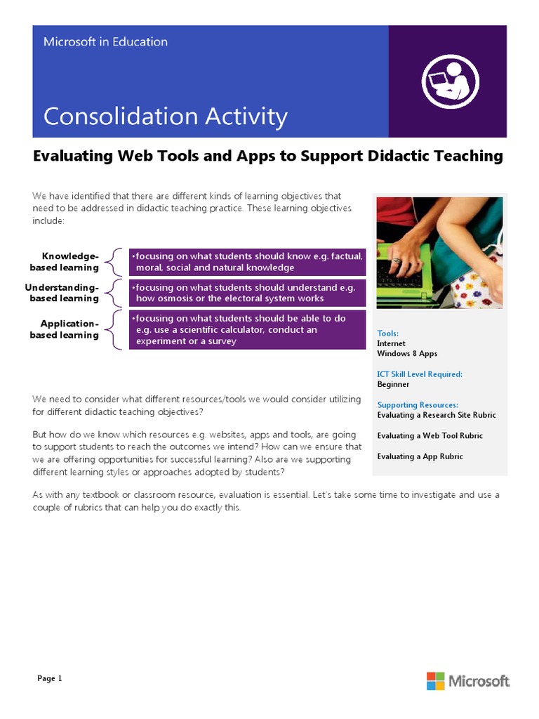 Consolidation Activity | PDF | Domain Name | Educational Technology