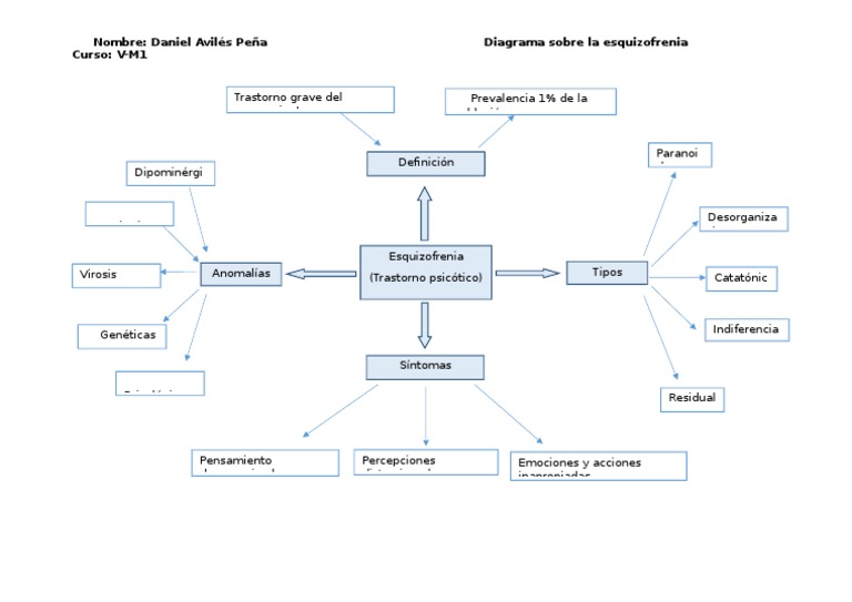 Diagrama Esquizofrenia | PDF