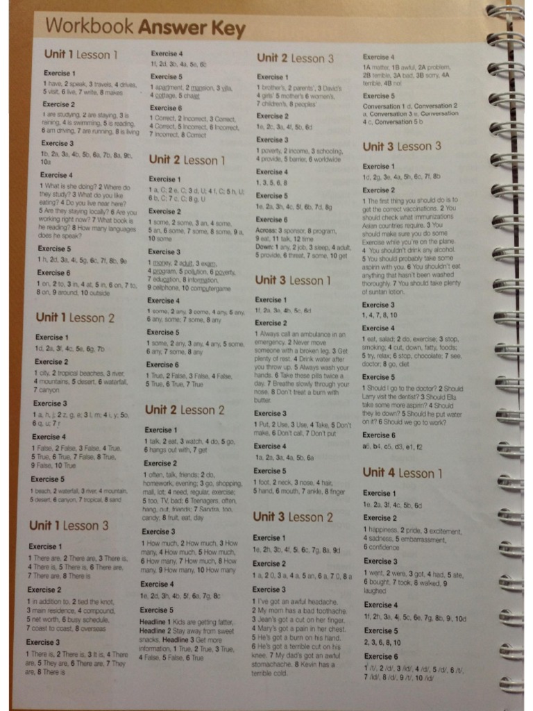 Answer Key Attitude Workbook 2 PDF | PDF