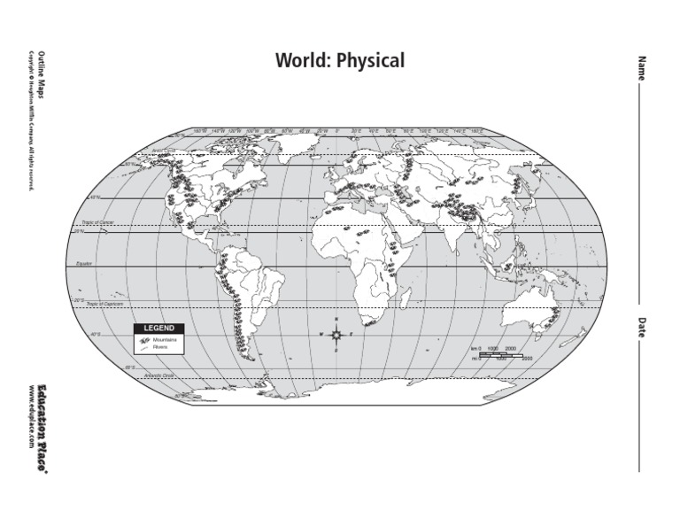 World Physical Map | PDF