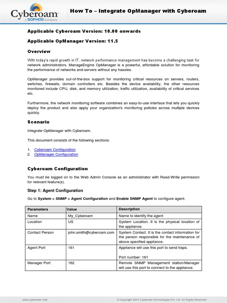 Network Admin Integration Guide | PDF | Hypertext Transfer Protocol | Port (Computer Networking)