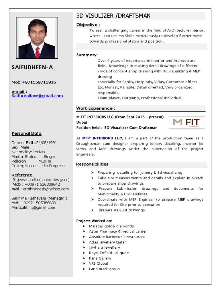 Resume | PDF | Technical Drawing | Business