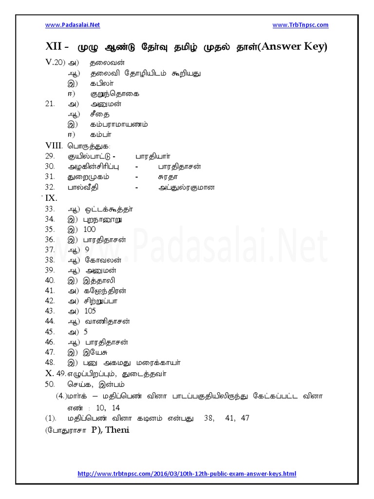 XII - KO MZ L NJH T Jkpo Kjy Jhs (Answer Key) | PDF
