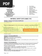 Technical Data Sheet for PVC Resin | PDF | Polyvinyl Chloride ...