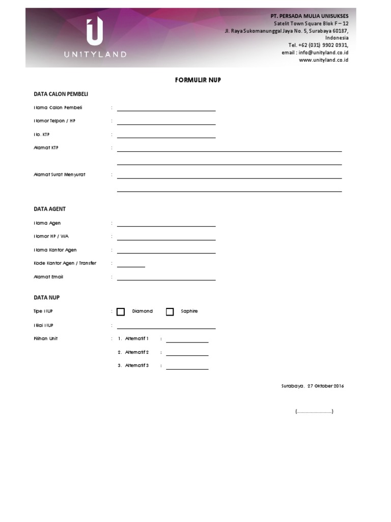 Form NUP-1 | PDF