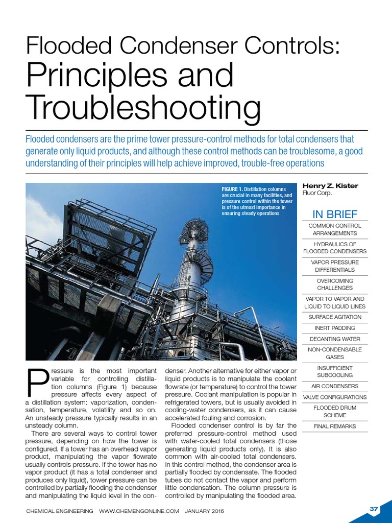 Flooded Condensers | Heat Transfer | Pressure