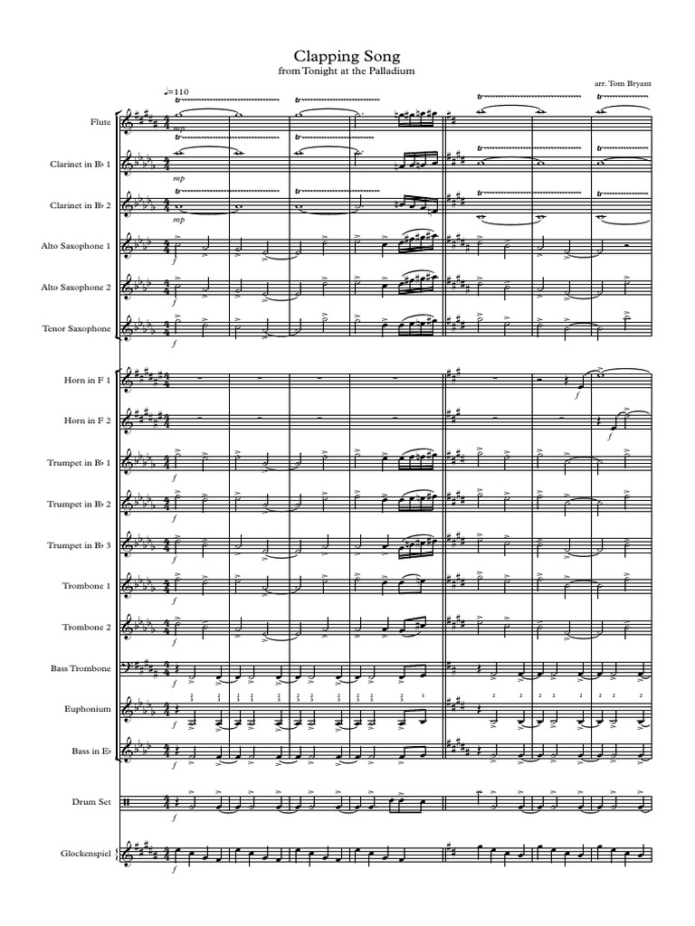 Clapping Song - Full Score